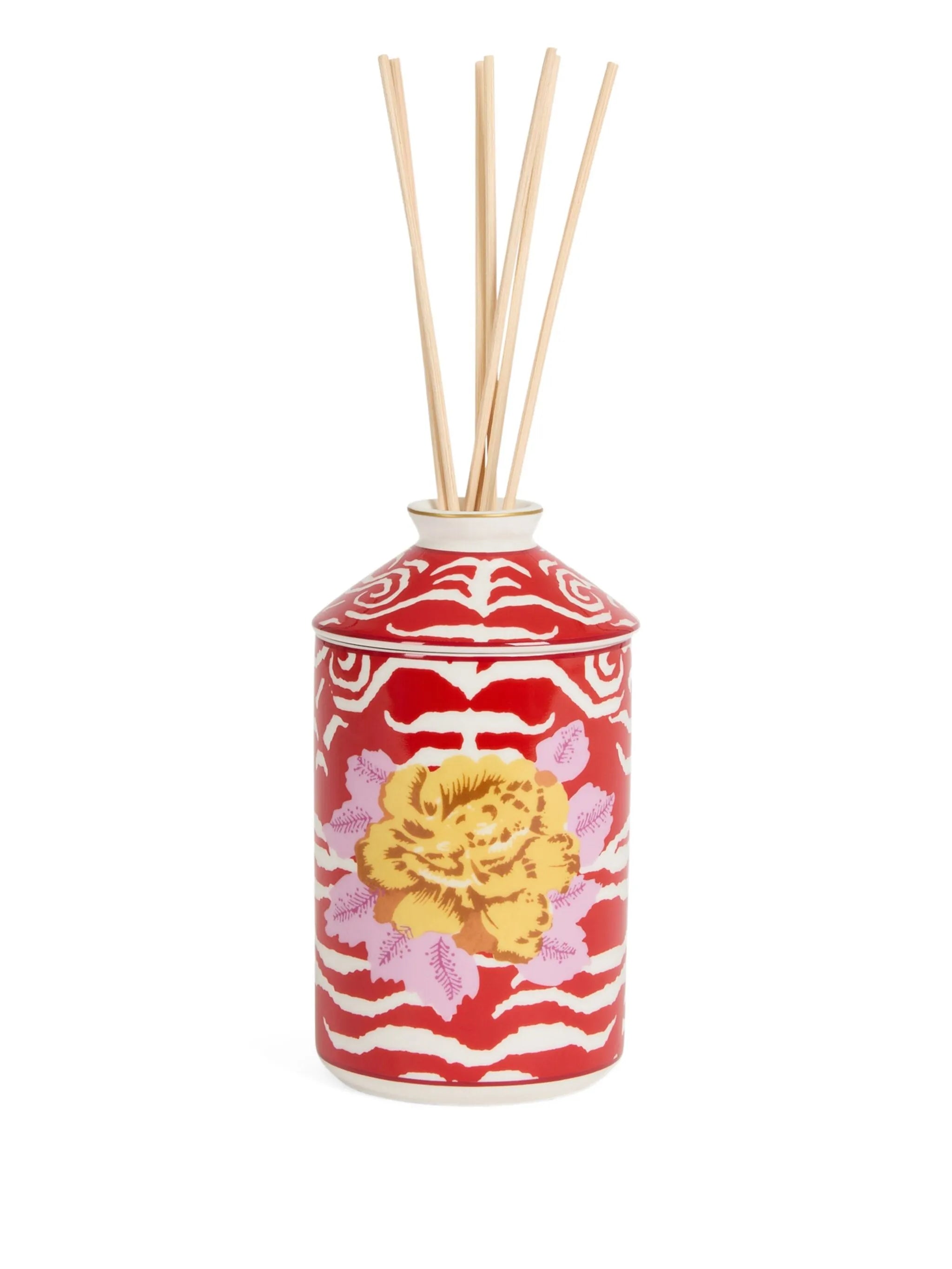 Indian Tiger Red Porcelain Diffuser 100ml – o'de rose